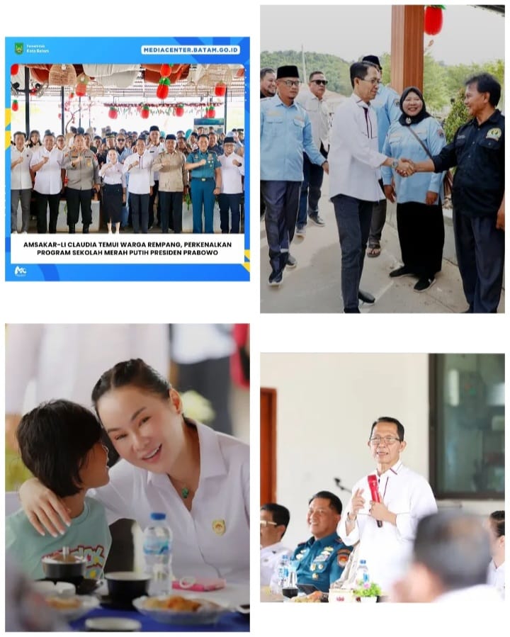 Amsakar-Li Claudia Temui Warga Rempang, Perkenalkan Program Sekolah ...